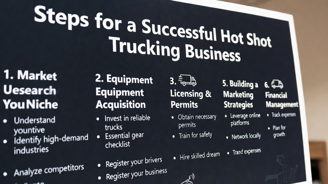 Steps For the Successful Hotshot Trucking Business - HorizonGO